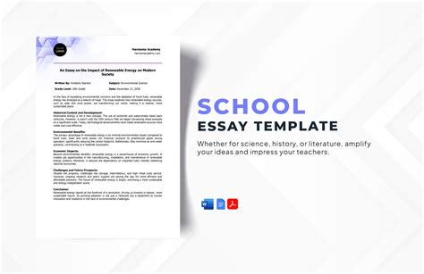 Free Narrative Essay Templates Editable And Printable