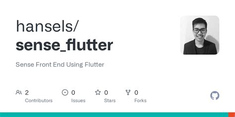 GitHub Hansels Sense Flutter Sense Front End Using Flutter