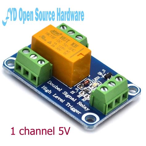 1 Channel Signal Relay Module 5V Double Trigger 1A High Current Module In Integrated Circuits