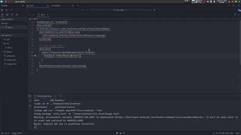 Rust Programlama Dili Ile Android Uygulaması Geliştirme Youtube