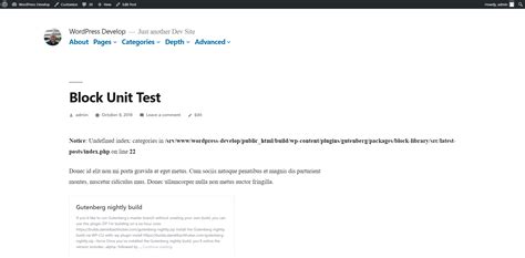 latest posts widget block throwing php warning · issue 12119