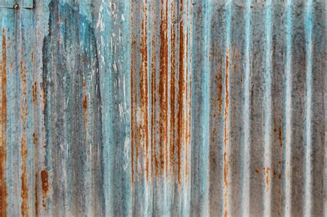 오래된 녹슨 아연 도금 금속 판 파란색과 갈색 금이 색산화 철로 인한 녹슨 표면 디자인 작업 질감 및 배경에 대 한 0명에 대한 스톡 사진 및 기타 이미지 Istock