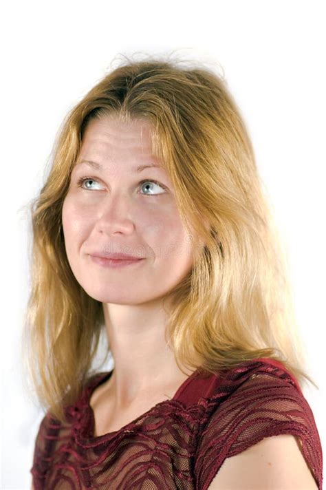 Mujer Joven Que Se Pregunta Imagen De Archivo Imagen De Adulto