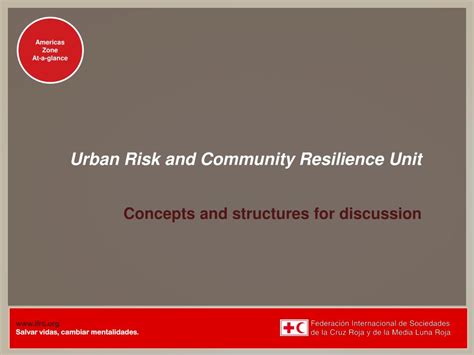 Ppt Urban Risk And Community Resilience Unit Powerpoint Presentation