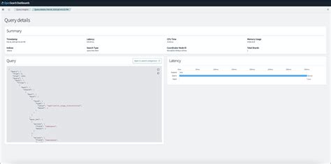 Query Insights Dashboards OpenSearch Documentation