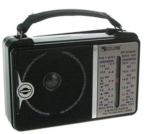 Радиоприёмник От Сети /Портативный/Винтажный Стиль Rx-606/ Fm / Am / Sw ...