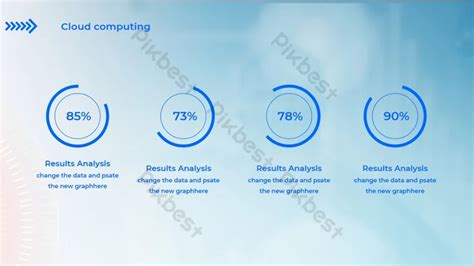 Blue Technology Sense Cloud Computing Big Data Internet Technology PPT Template PowerPoint