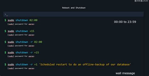 Linux Boot Reboot And Shutdown A System Safely