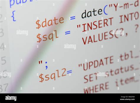 Real Php Code Developing Screen Programing Workflow Abstract Algorithm