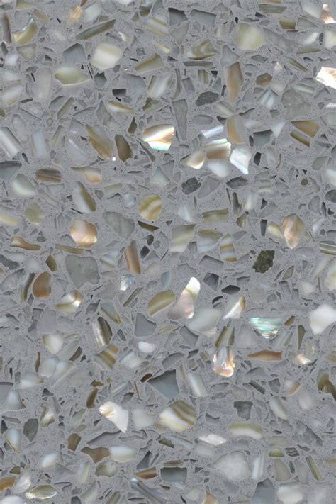 Shell Series 09 Sh09 Gray Terrazzo Sample Oyster Shell Aggregate Oyster Shell Countertops