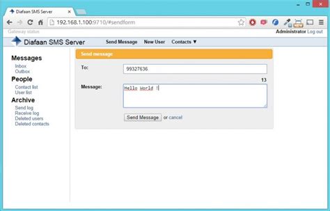 Create Your Own SMS Server Gateway Robert Andresen