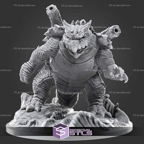 Pokemon Water Turtle Blastoise 3d Printer Files Specialstl