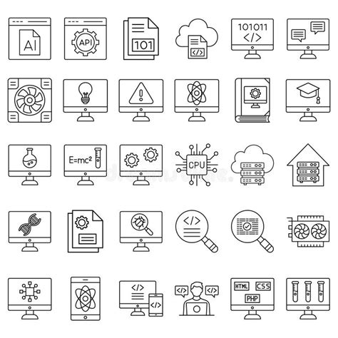 Computer Science Which Can Easily Modify Or Edit Stock Vector