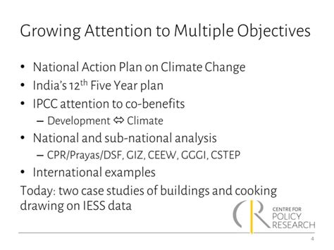 methodologies for multiple objectives based energy policies ppt