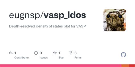 github eugnsp vasp ldos depth resolved density of states plot for vasp