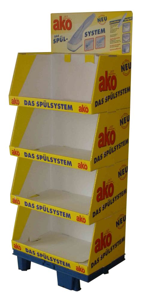 Bedruckte Palettendisplays Und Bodendisplays Von Stemmler Kartonagen