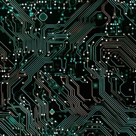 Premium Photo Pcb Circuit Seamless Pattern