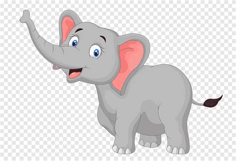 فيل صغير مرسومة باليد رسوم متحركة Png