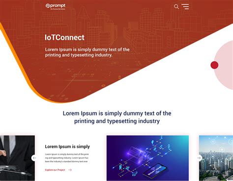 IoT Web Page Design On Behance