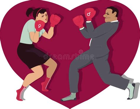 War Of Sexes Stock Vector Illustration Of Person Gender