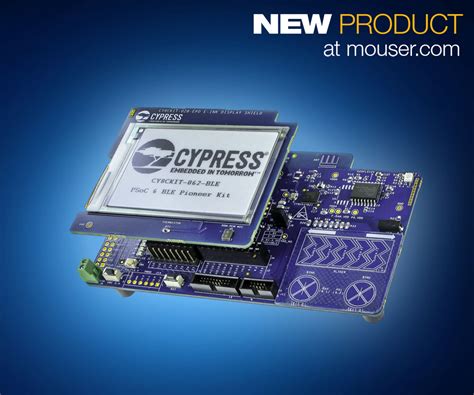 Cypress Psoc 6 Ble Pioneer Kit From Mouser Brings Low Power Flexible