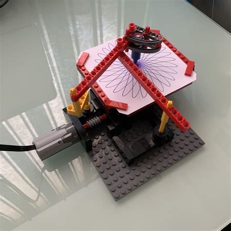 Lego Moc 24433 Modified Simple Drawing Machine Spirograph Technic