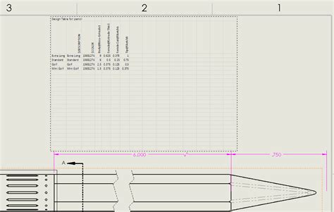 Using Design Tables To Create Tabulated Drawings In Solidworks