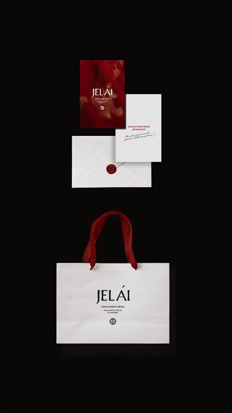 Фирменный стиль для бренда нижнего белья Jelai Branding Design Jewelry Store Branding