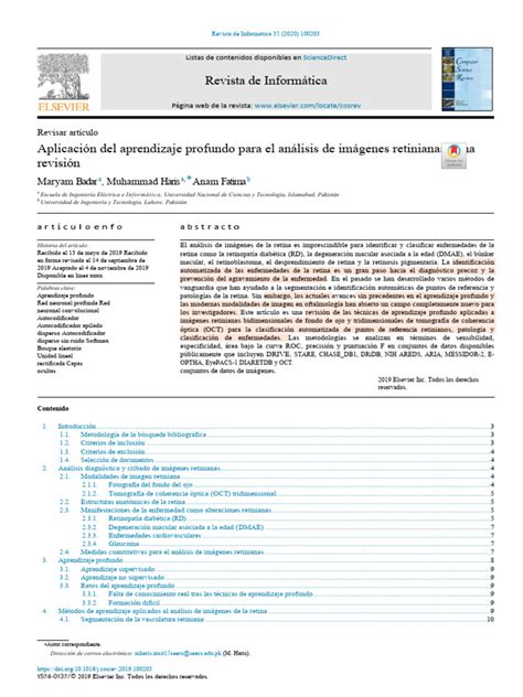 Application Of Deep Learning For Retinal Image Analysis Pdf Diabetes Ojo