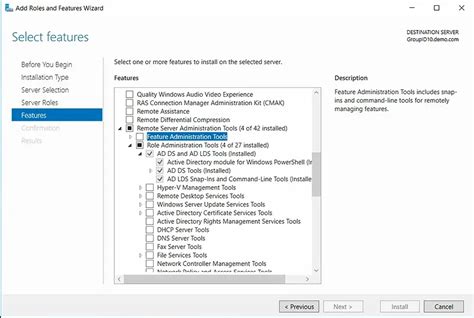 how to install and use active directory administrative center aduc