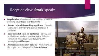 Recycler View PPTX Technology Computing
