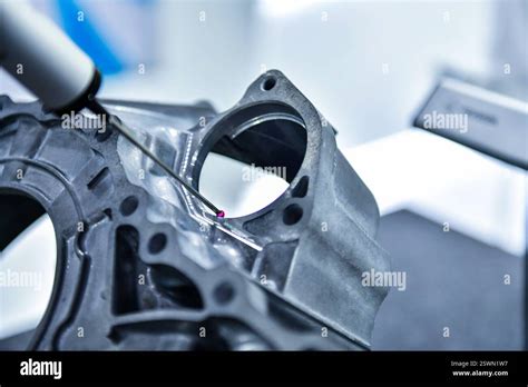 Automatic Coordinate Measurement Machine Cmm For Inspection High Precision Part During Working