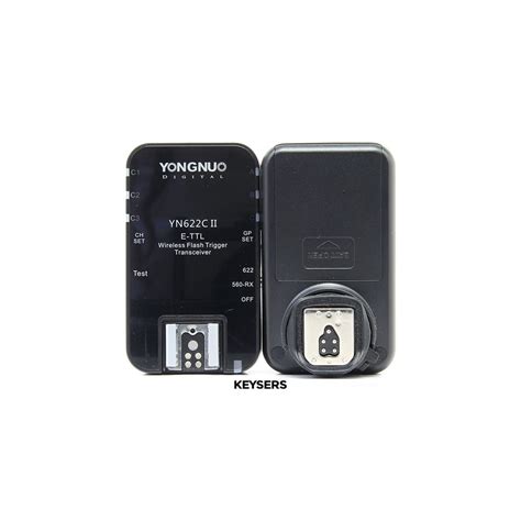 USED Yongnuo YN622C II E TTL Wireless Flash Trigger Set For Canon Keysers