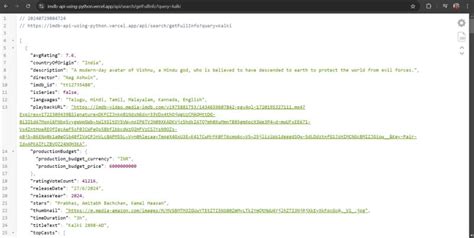 Chintamani Pala On Linkedin Connections Flask Python Webscraping Api Imdb Moviedatabase