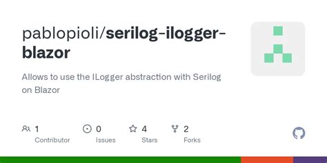 Github Pablopioliserilog Ilogger Blazor Allows To Use The Ilogger Abstraction With Serilog