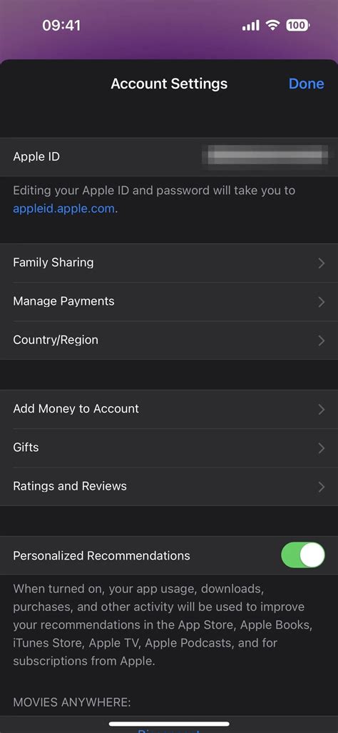 Get Instant Access To Your Account Settings For Media And Purchases On Your Iphone « Ios