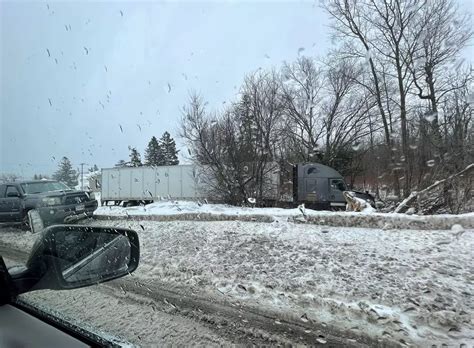 Tractor Trailer Crashes On Route 1a In Mars Hill