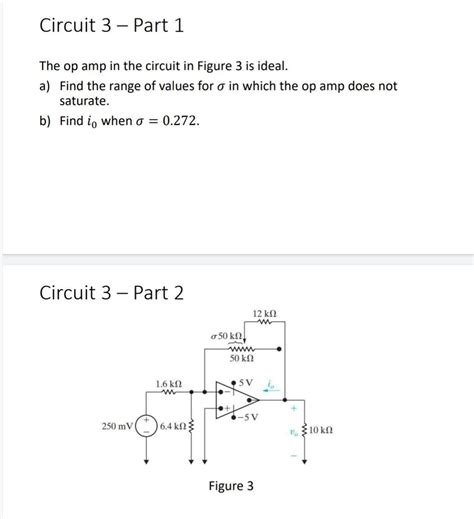 Solved Circuit 3 Part 1 The Op In The Circuit In Chegg Com