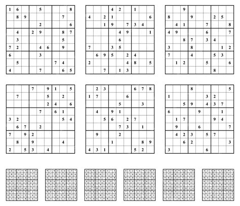 Premium Vector Sudoku Game Set With Answers Simple Vector Design