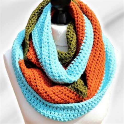Colorful Crochet Infinity Scarf Patterns For Everyday Style All Crafts