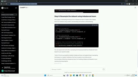 Pip Install Imblearn Jupyter Notebook Youtube