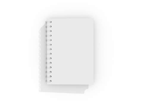 White Notebook Mockup 24241967 PNG