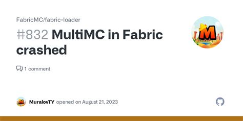 MultiMC In Fabric Crashed Issue FabricMC Fabric Loader GitHub
