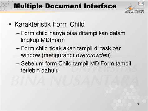 Ppt Pertemuan 08 Multiple Document Interface Mdi Powerpoint