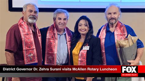 District Governor Dr Zehra Surani Inspires With Rotarys Vision Of