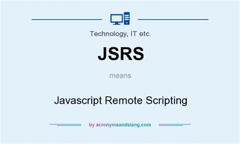 Jsrs Javascript Remote Scripting In Technology It Etc By