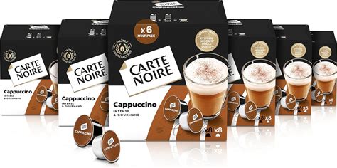 CARTE NOIRE - 96 Capsules - Cappuccino Intense et Gourmand - Dolce ...