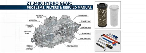 Zt 3400 Hydro Gear Cost Problems Filters And Rebuild Manual Hydro Pumps Parts