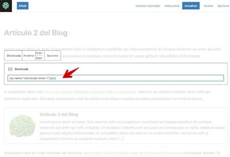 shortcodes wordpress qué es y cómo crearlo webempresa