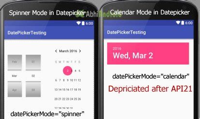 Datepicker Tutorial With Example In Android Studio Abhi Android